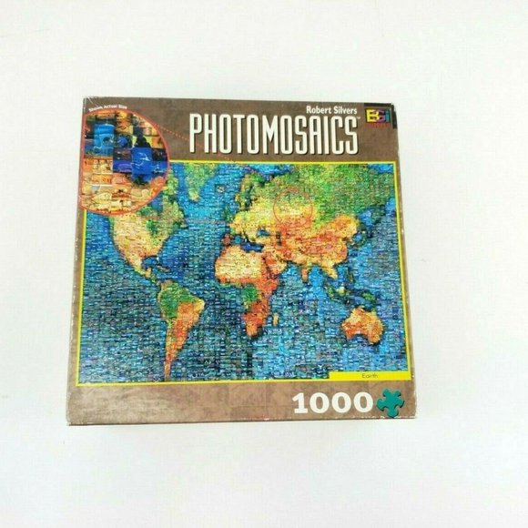 Games | Buffalo Games Robert Silvers Earth Photomosaic 126 Piece Jigsaw ...